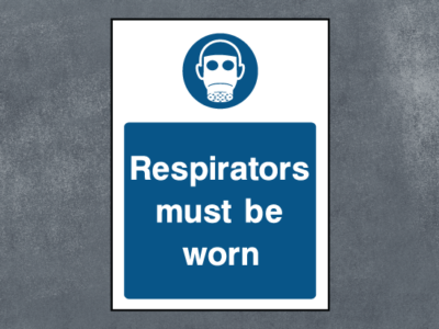 Respirators Must Be Worn Sign – The Safety Sign Company