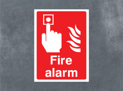Fire Alarm Red Sign – The Safety Sign Company