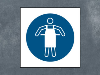 Wear protective apron sign – The Safety Sign Company