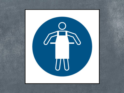 Wear protective apron sign – The Safety Sign Company