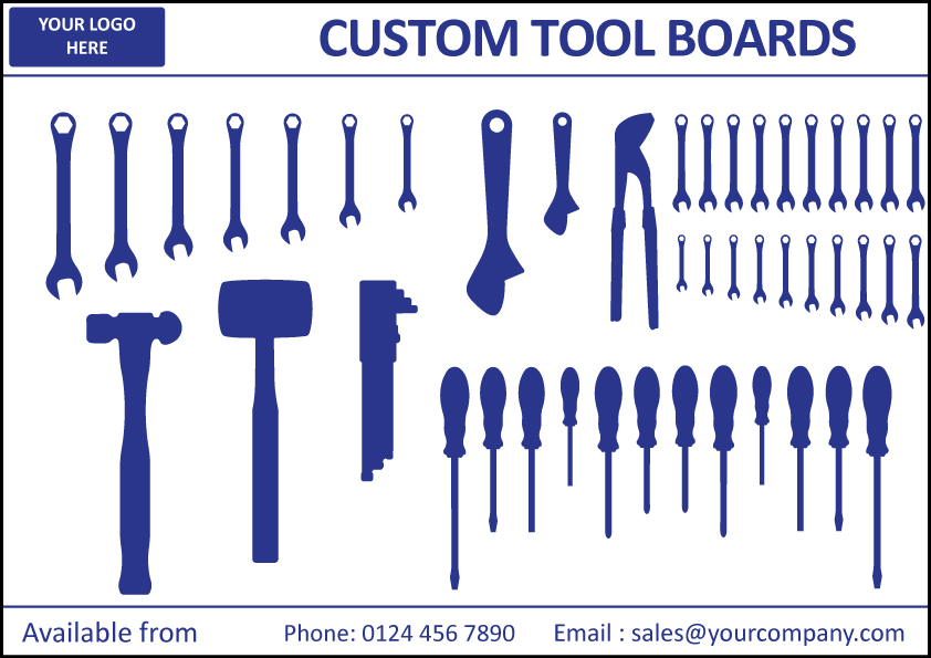 Custom Tool Board Order – The Safety Sign Company